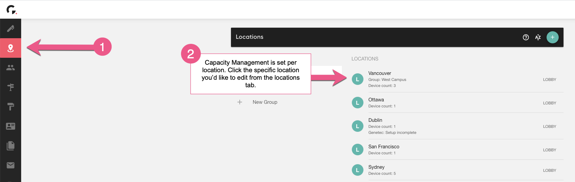 How can I set up Capacity Management in Traction Guest?