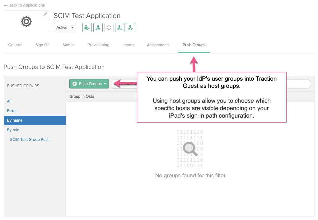 How do I integrate with SCIM to provision hosts to Traction Guest?
