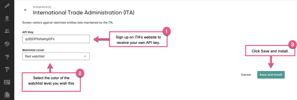 How does Traction Guest integrate with 3rd party watchlists?