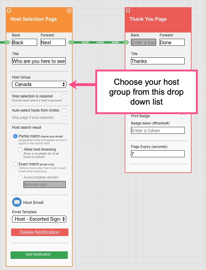 How do I upload my employee/host list to my Guest account?