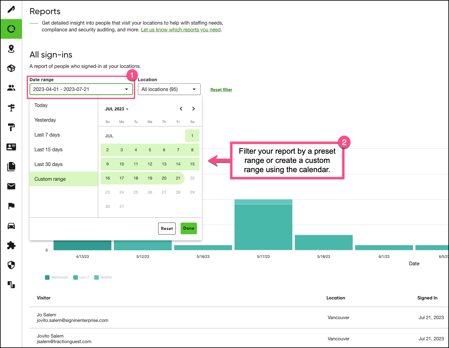 How Do I Use The Reporting & Analytics Feature?
