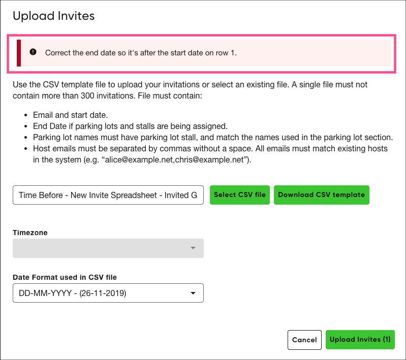 CSV Seems to Be Malformed
