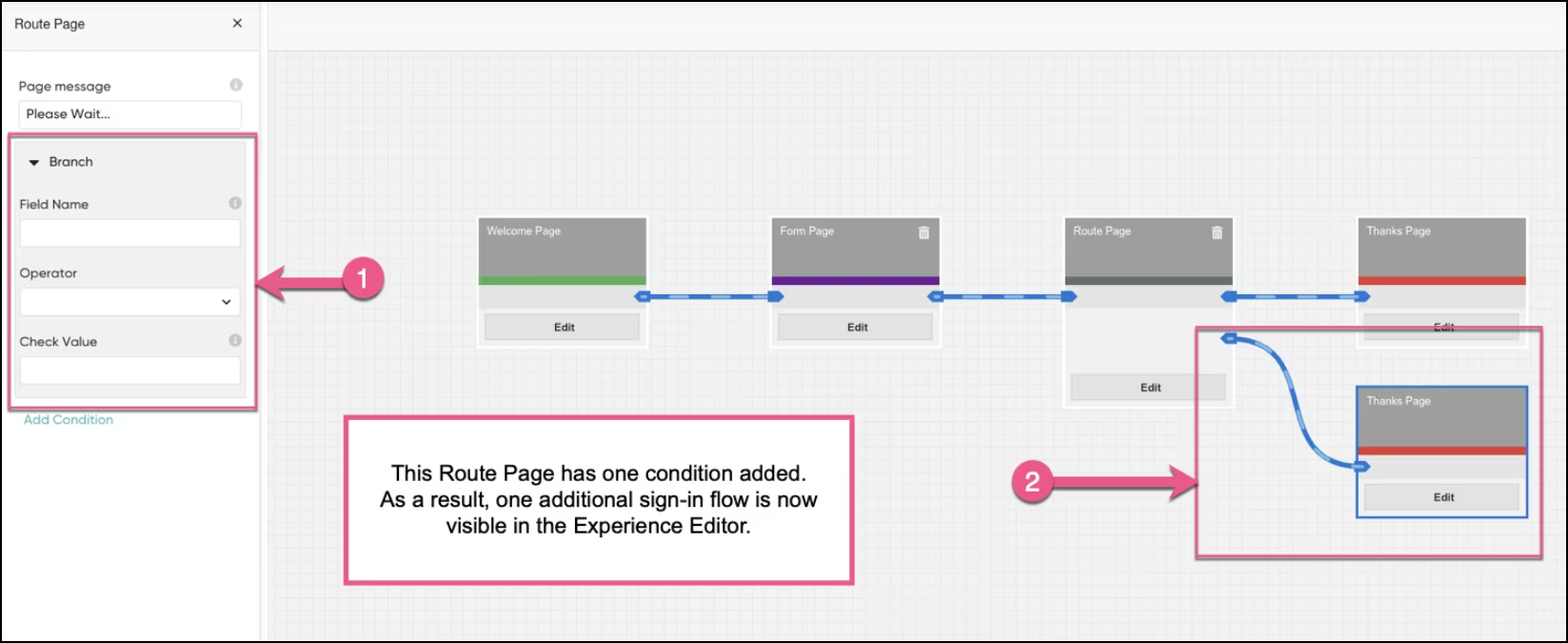 How do I Configure the Route Page in the Registration Portal?