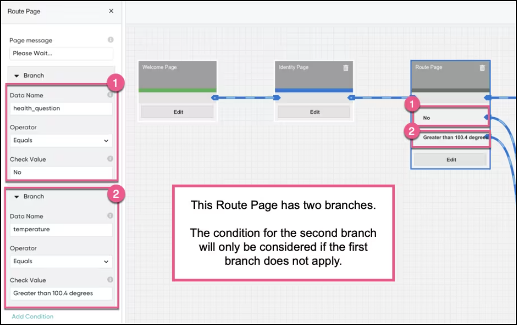 How do I Configure the Route Page in the Registration Portal?