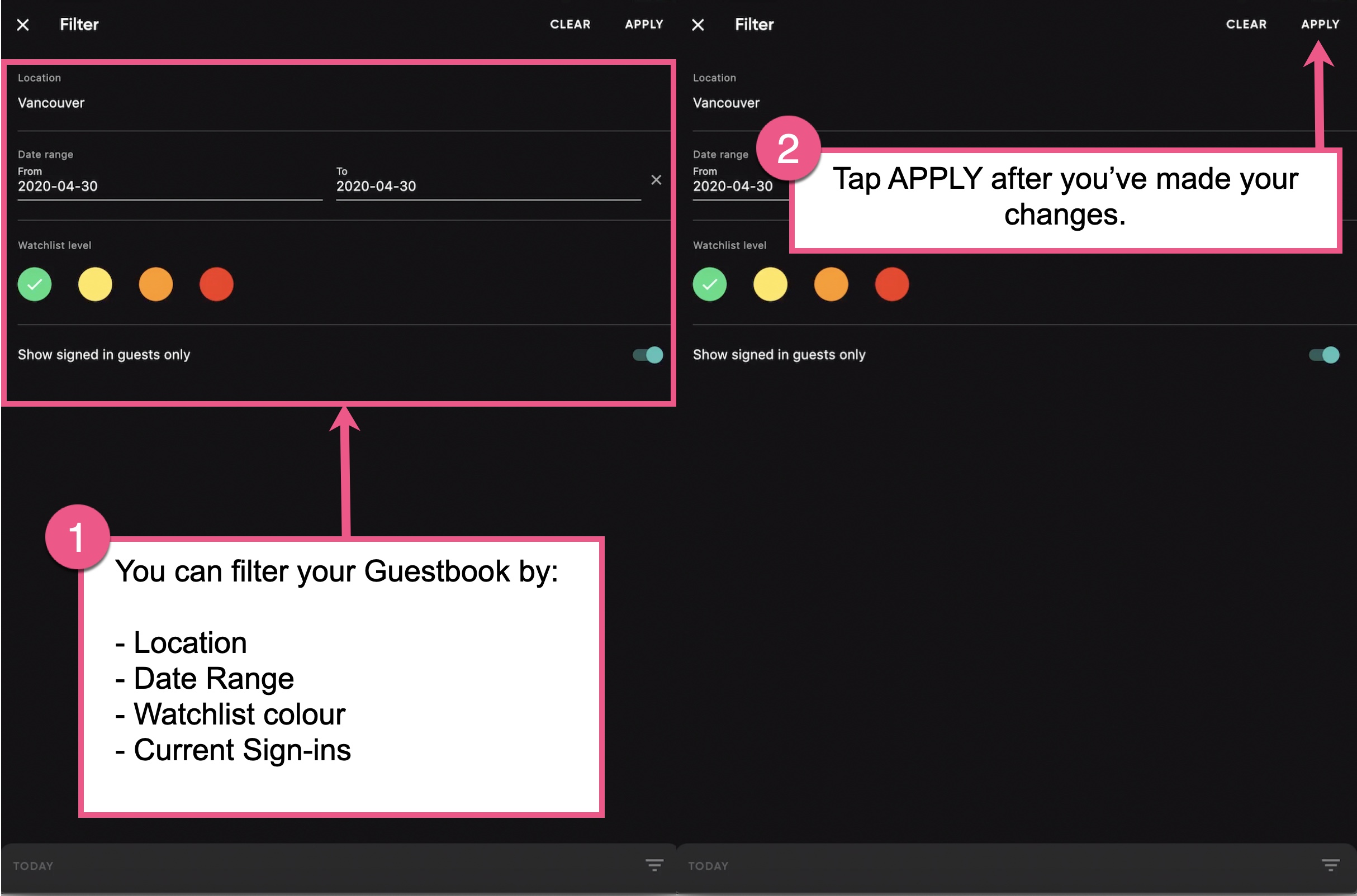 How do I use the Traction Guest Mobile app?