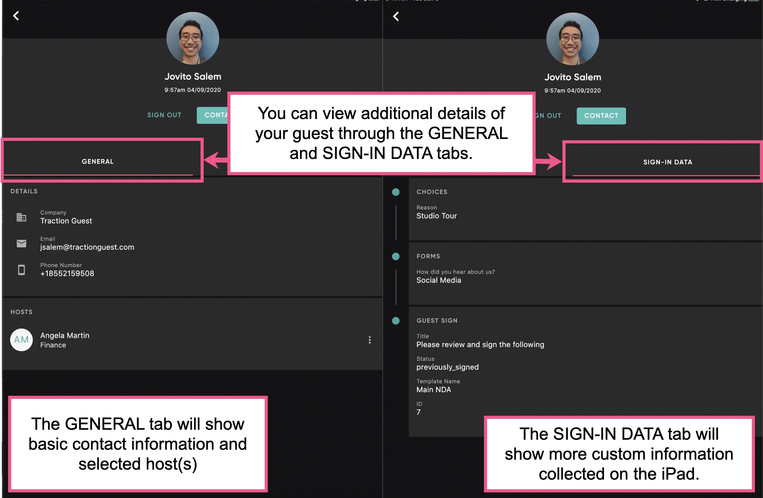 How do I use the Traction Guest Mobile app?