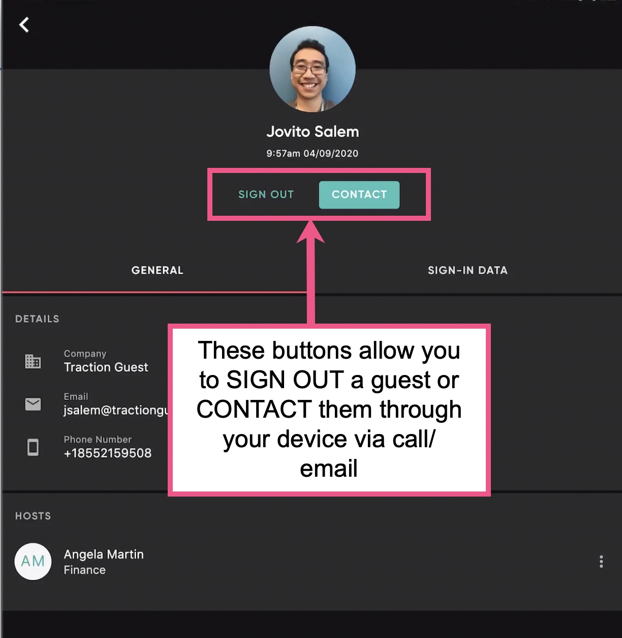 How do I use the Traction Guest Mobile app?