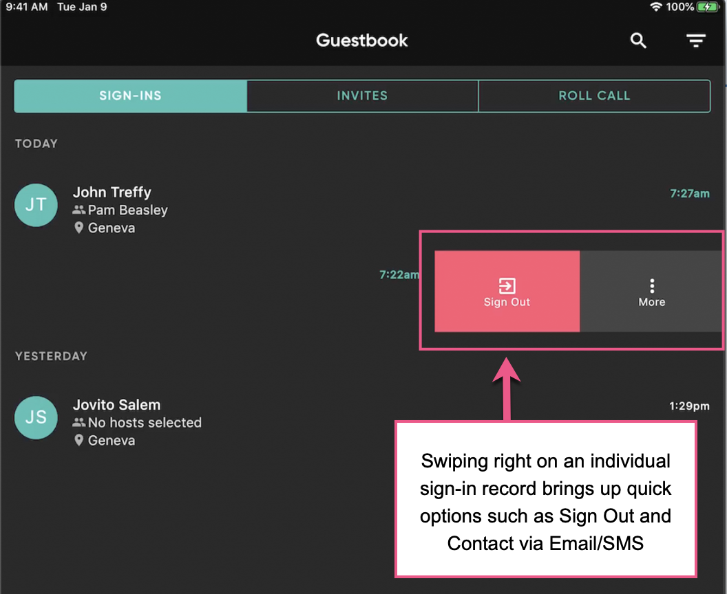How do I use the Traction Guest Mobile app?