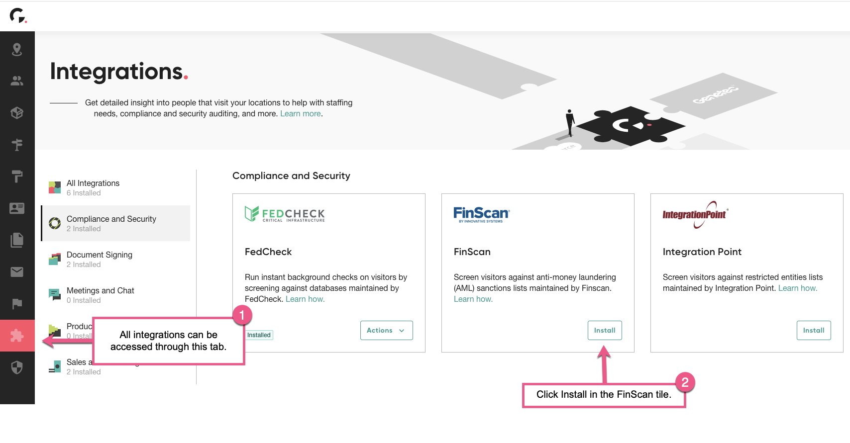 How does Traction Guest integrate with 3rd party watchlists?