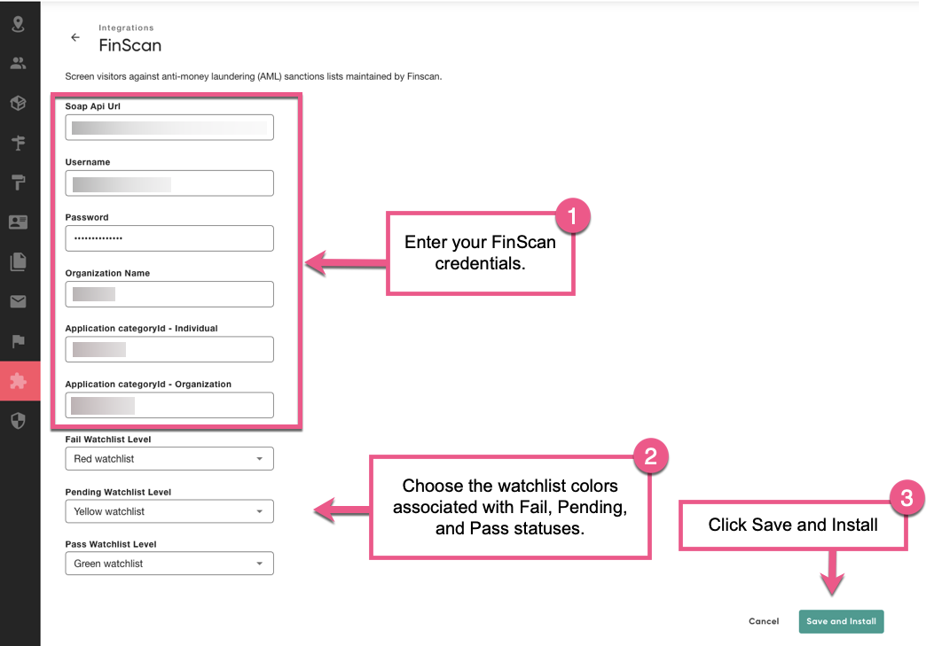 How does Traction Guest integrate with 3rd party watchlists?